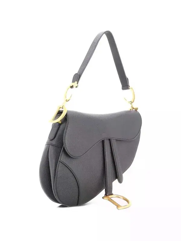 Dior Saddle Handbag Leather Medium Shoulder Bag