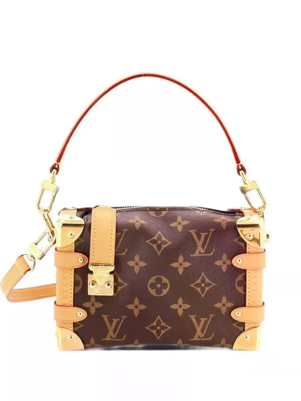 LOUIS VUITTON Side Trunk Handbag Monogram Canvas Pm Shoulder Bag - Brown