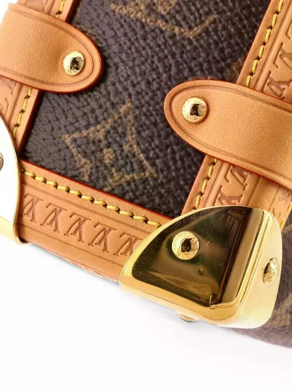 LOUIS VUITTON Side Trunk Handbag Monogram Canvas Pm Shoulder Bag - Brown