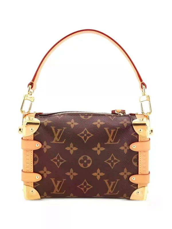 LOUIS VUITTON Side Trunk Handbag Monogram Canvas Pm Shoulder Bag