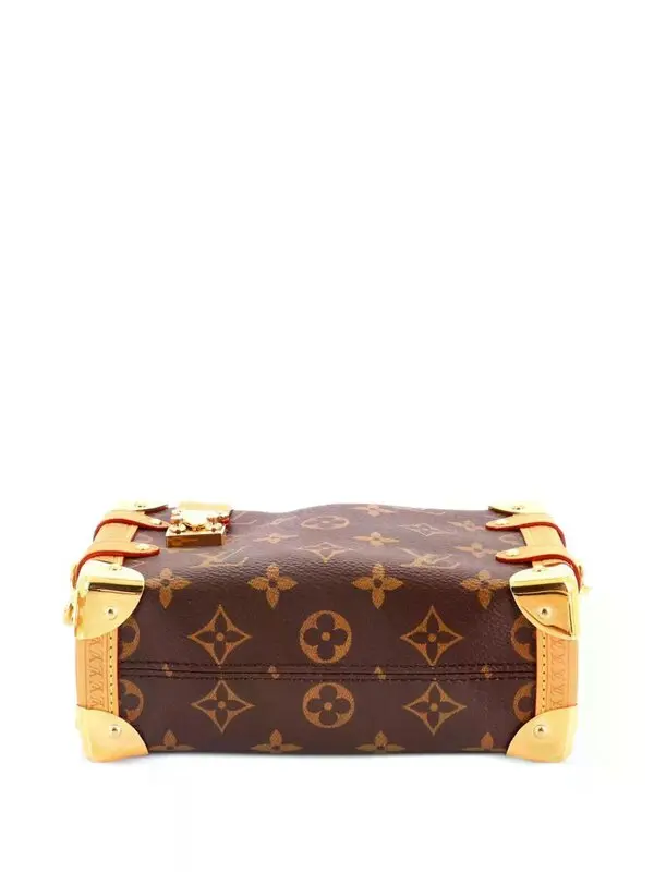 LOUIS VUITTON Side Trunk Handbag Monogram Canvas Pm Shoulder Bag