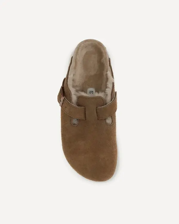 BIRKENSTOCK Boston Shearling Mules
