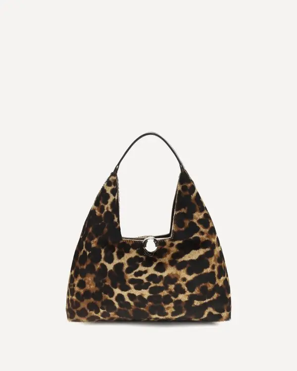 Marni Small Trapeze Leopard Handbag