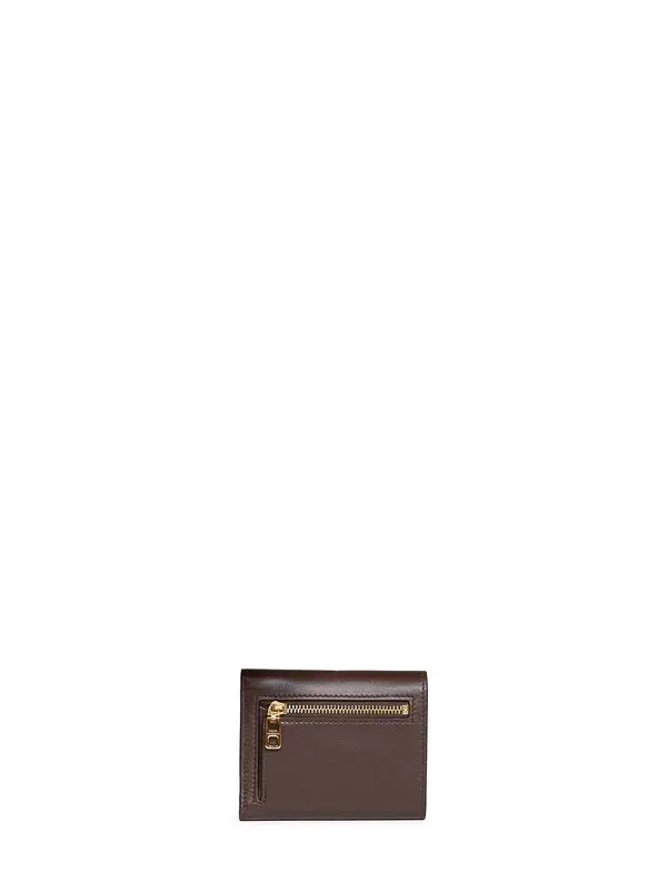 Dolce & Gabbana Dark Brown Plongé Calfskin Leather Wallet