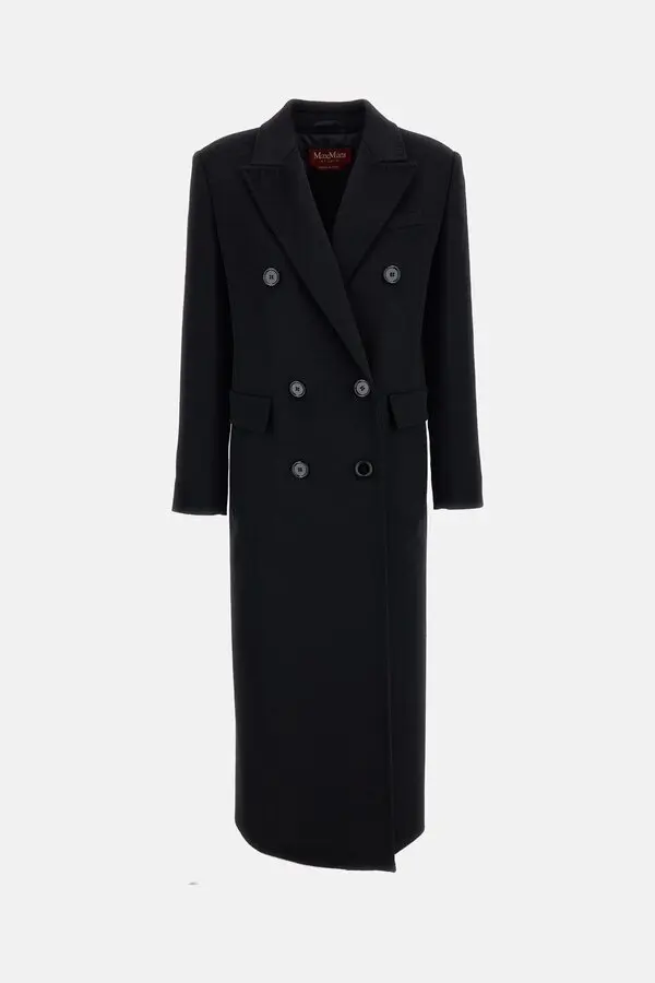 Max Mara Cappotto Lungo Doppiopetto - Nero