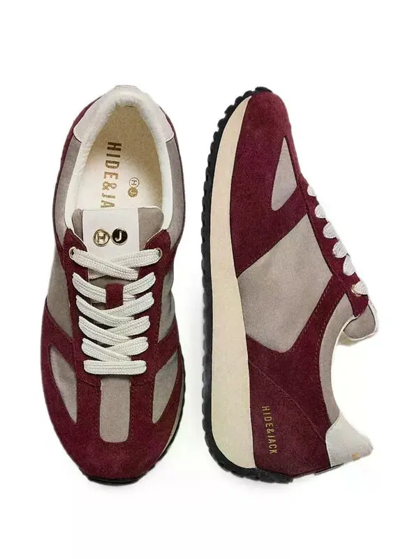 HIDE&JACK Roma Panelled Suede Sneakers