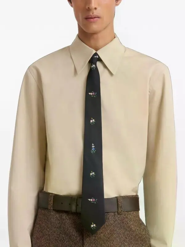 Marni Floral-print Silk Tie