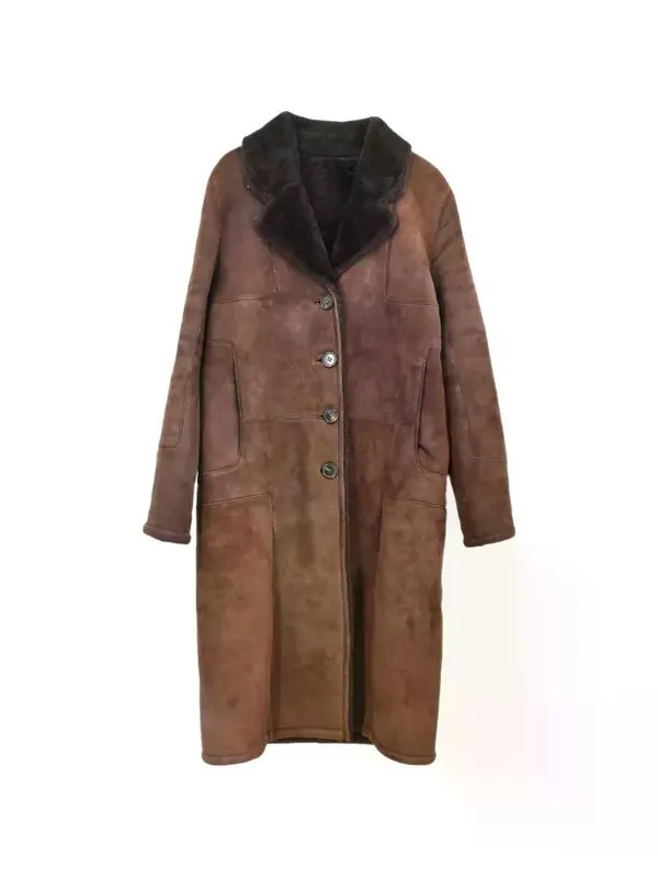 Loewe Shearling-lined Leather Coat