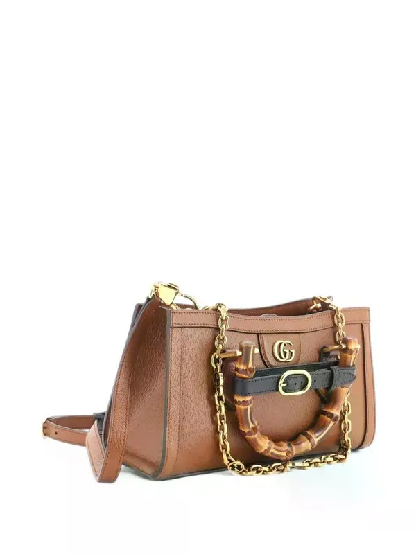 Gucci Diana Nm Convertible Leather Small Shoulder Bag
