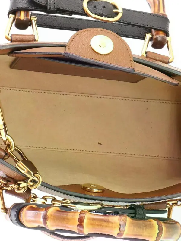 Gucci Diana Nm Convertible Leather Small Shoulder Bag