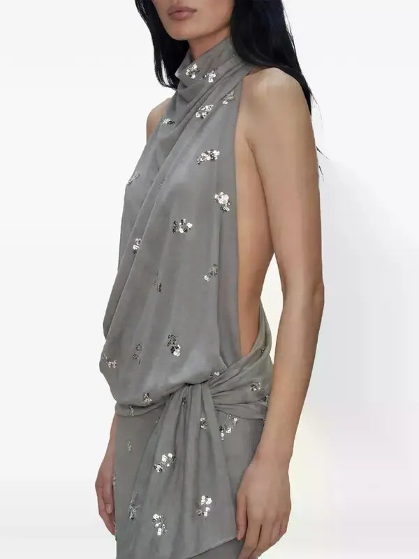 ATOIR Lillian Ruffled Sequin-embellished Maxi Dress