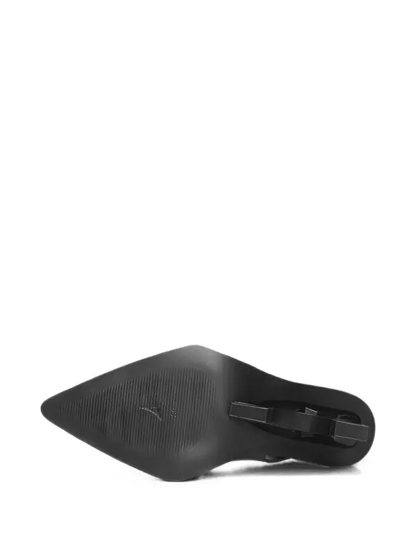 Manière De Voir L'eiffel In Brown Slingback Heels