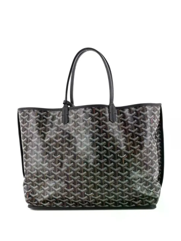 Goyard Anjou Reversible Coated Canvas Pm Tote Bag - Black