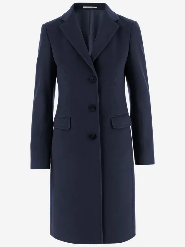 Tagliatore Single Breasted Cashmere Coat