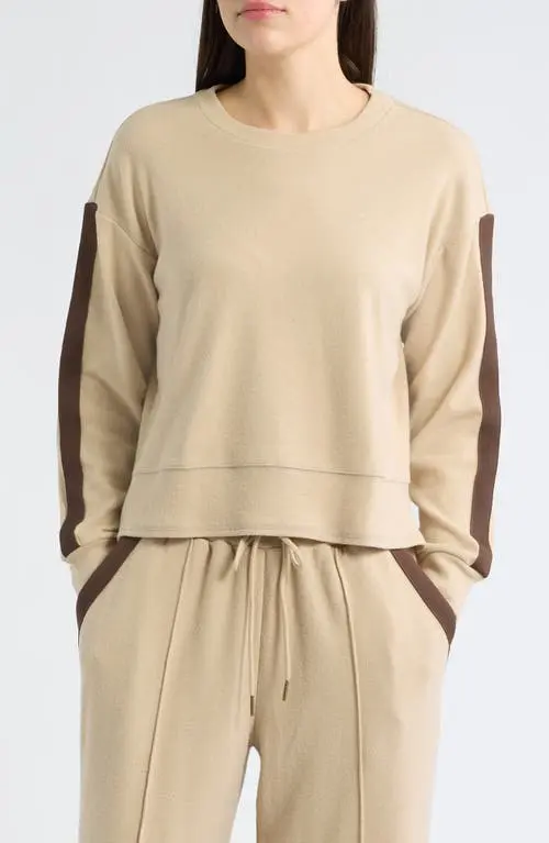 CITY BLUES Track Sweatshirt - Tan
