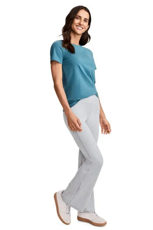 JOCKEY Cotton Stretch Flare Legging - Light Grey