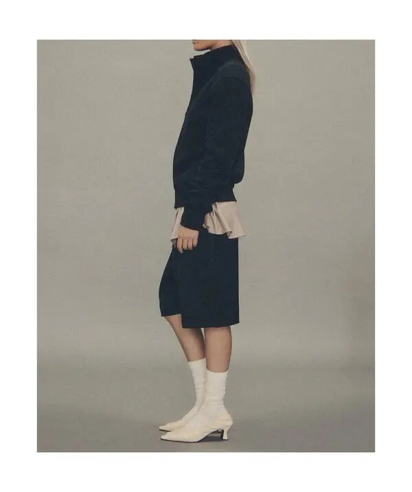 ENTIRE STUDIOS Ribbed High-neck Sweatshirt