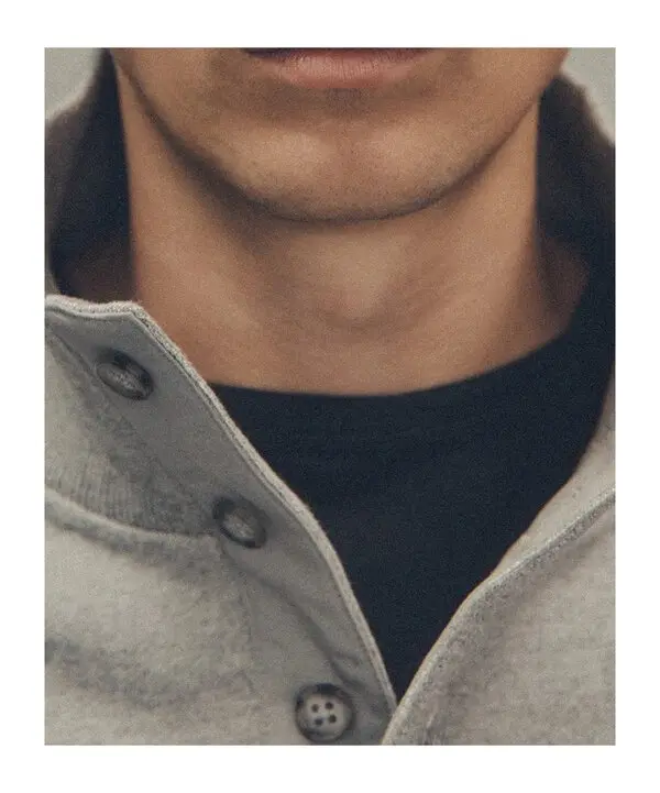 ENTIRE STUDIOS Button-up High-neck Sweater