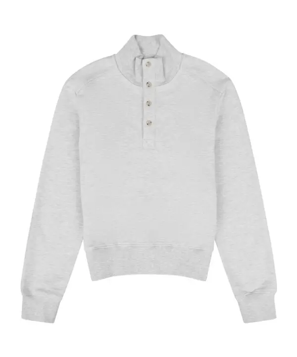 ENTIRE STUDIOS Button-up High-neck Sweater