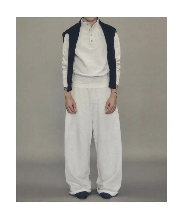 ENTIRE STUDIOS Button-up High-neck Sweater