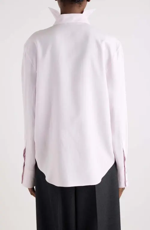 Givenchy Deconstructed Collar Silk Shirt - Ecru