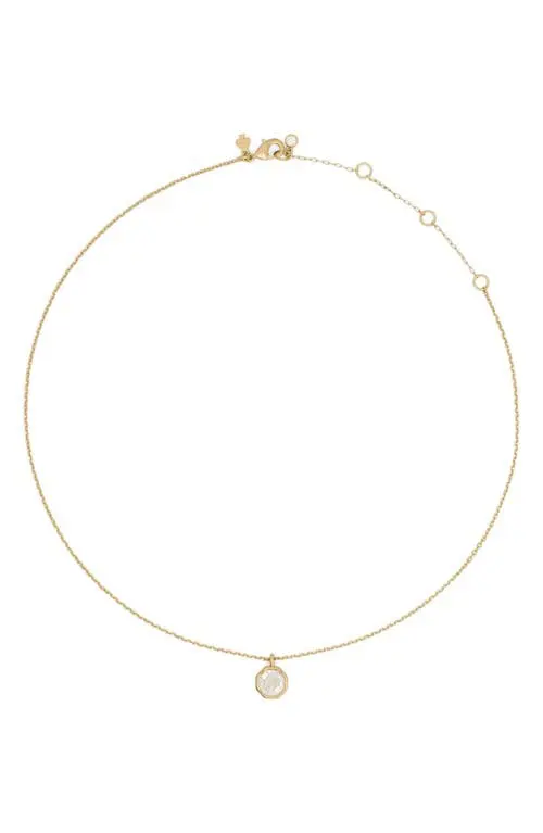 Kate Spade New York Opulence Cubic Zirconia Octagon Pendant Necklace