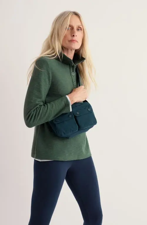 SEASALT CORNWALL Last Boat Button-up Sweatshirt - Light Coppice