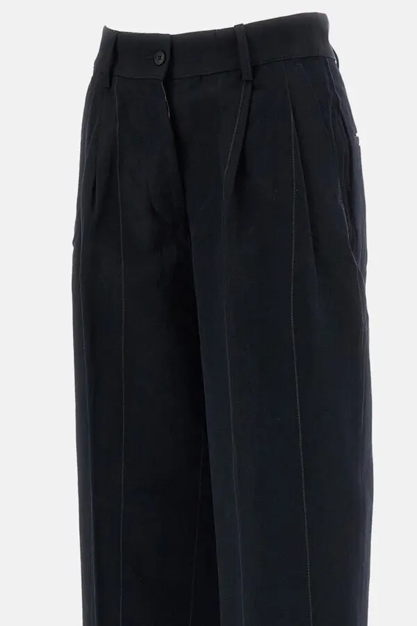 BERGFABEL Pantaloni Gessati Rebby A Gamba Larga