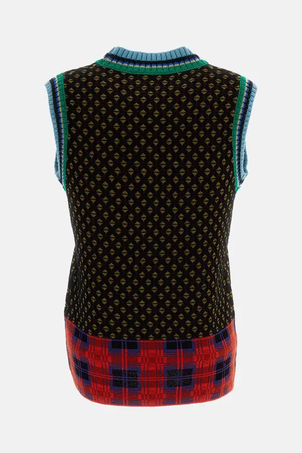 Dries Van Noten Top In Maglia Jacquard
