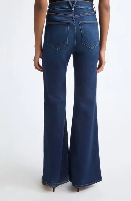 Veronica Beard Joplin High Waist Wide Flare Jeans