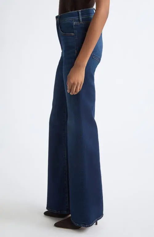 Veronica Beard Joplin High Waist Wide Flare Jeans