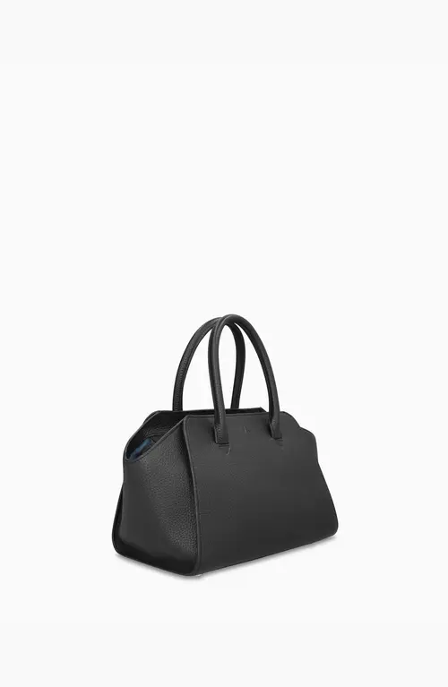 KAAI Mini Voyager Leather Crossbody Baggrain - Grain Black