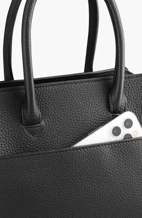 KAAI Mini Voyager Leather Crossbody Baggrain - Grain Black