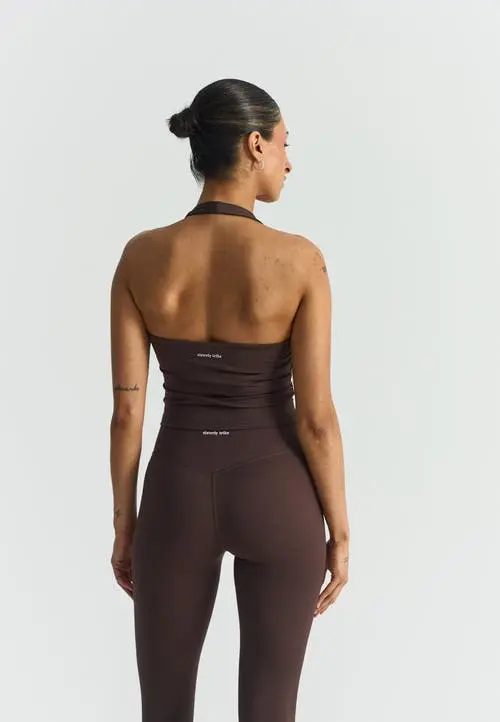 SISTERLY TRIBE Softsculpt Halter Neck Top