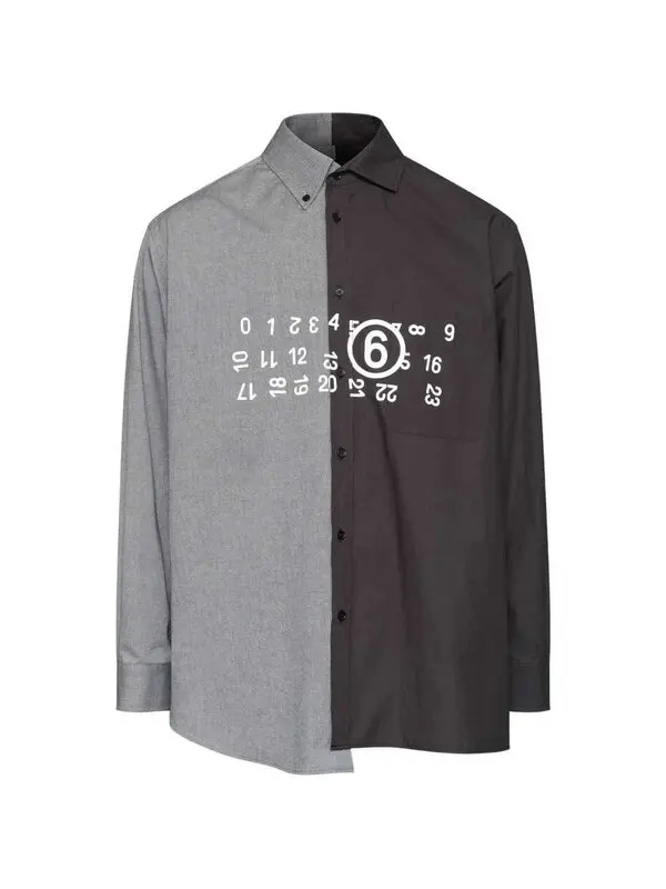 MAISON MARGIELA Shirt With Logo-print Panels