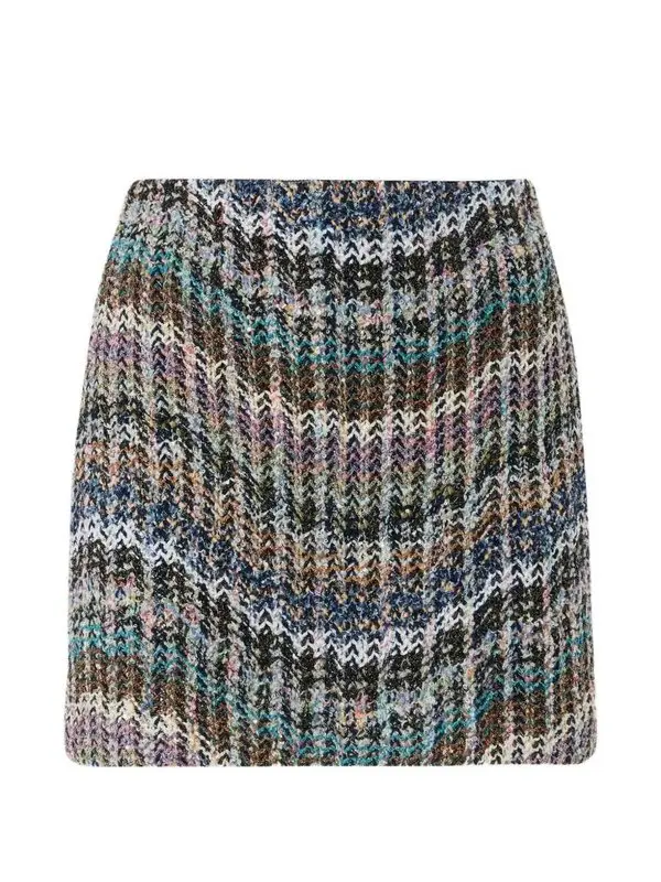 Missoni Zigzag Knit Sequin Skirt