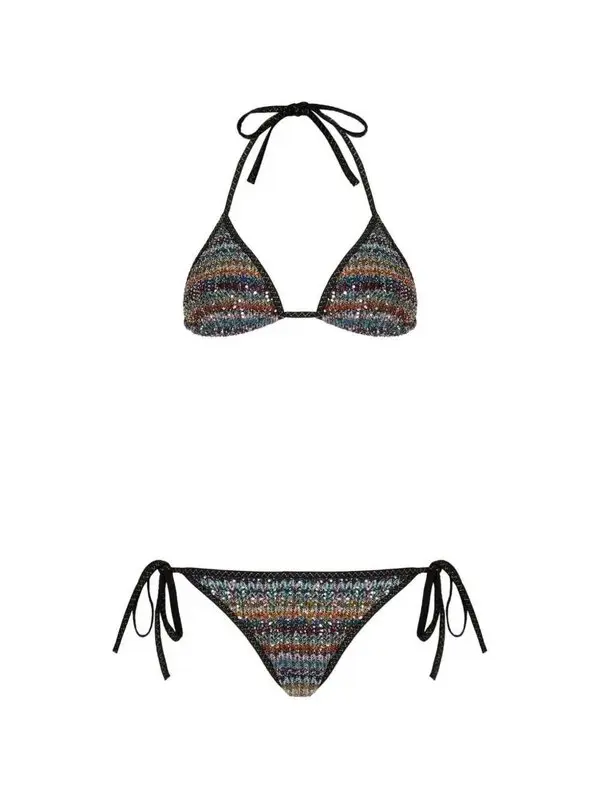 Missoni Sequin Zigzag-pattern Bikini