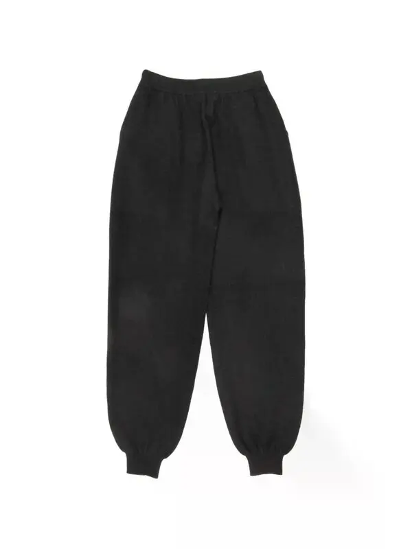 Frenckenberger Cashmere Track Pants - Black