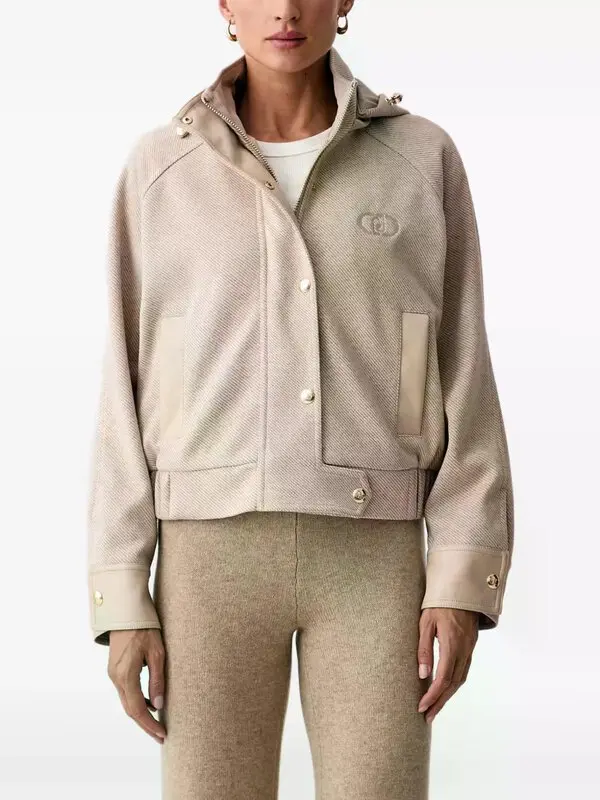 Liu Jo Twill Hooded Jacket