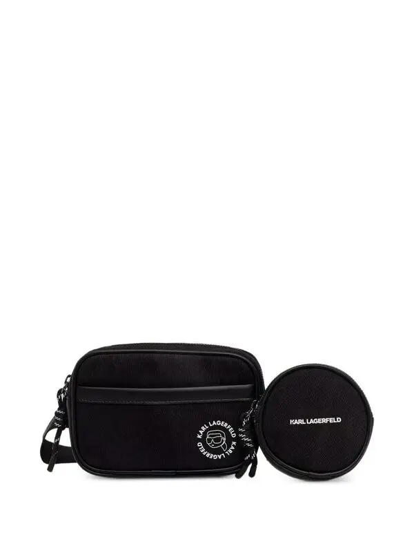 Karl Lagerfeld Logo-print Belt Bag - Black
