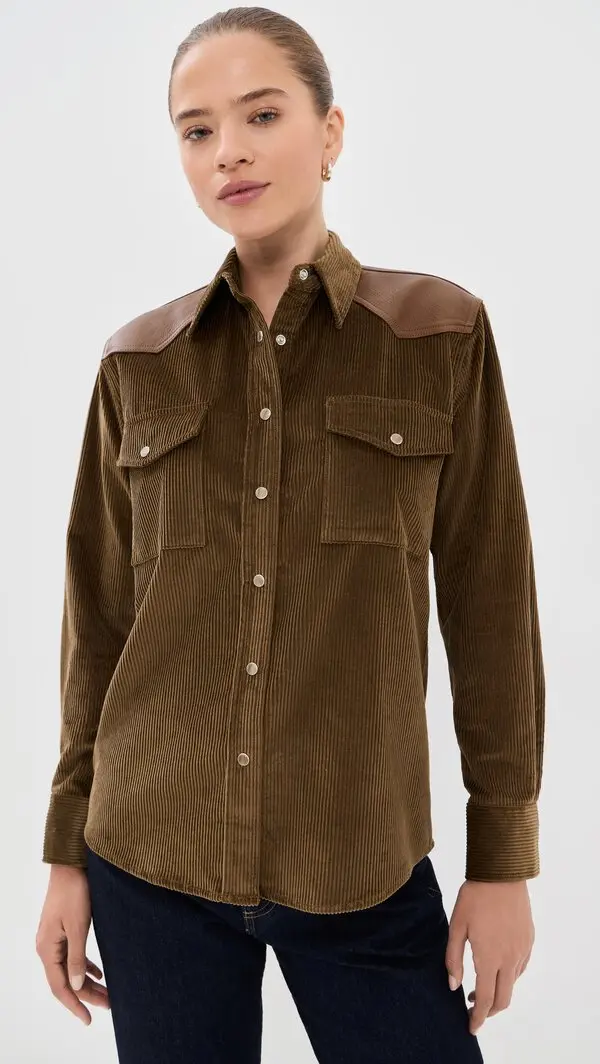 TWP Cowboy Take Me Away Corduroy Shirt