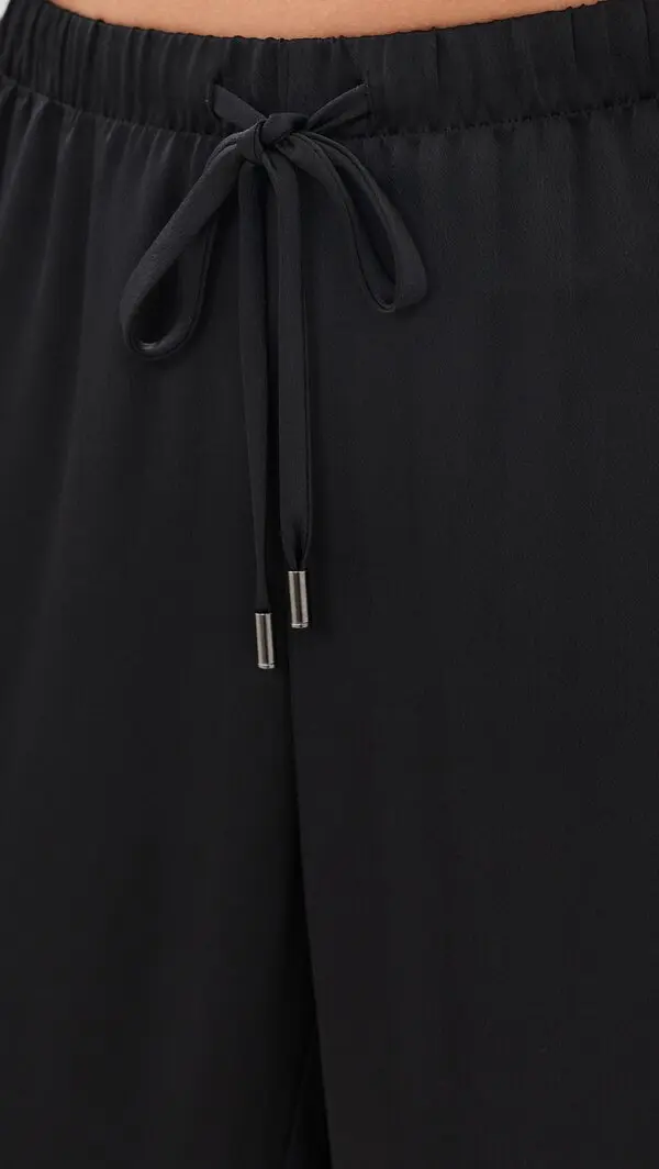 L'Agence Mirel Lace Trim Drawstring Pants