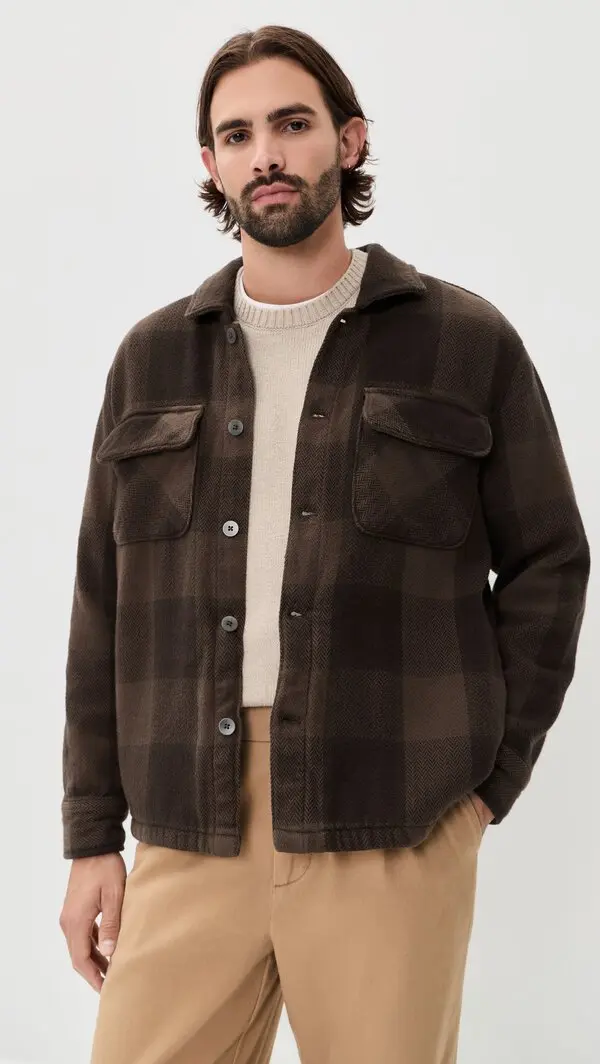 ALEX CRANE Herringbone Plaid Jacket