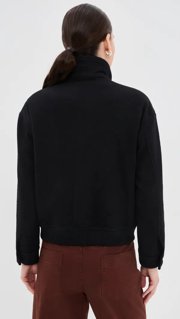 NILI LOTAN Belleville Wool Bomber Jacket