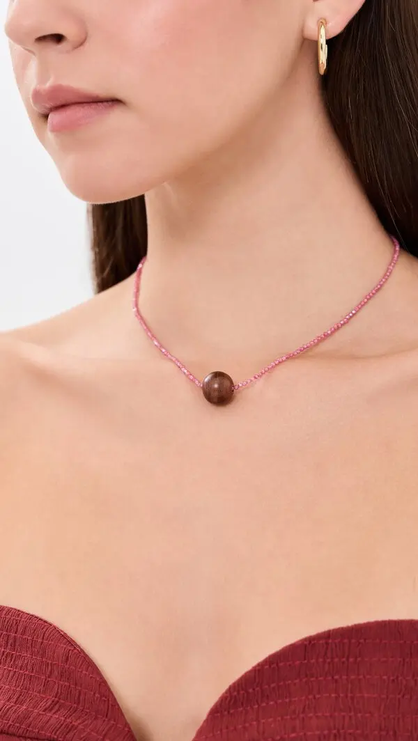 Anni Lu Pink Mood Necklace