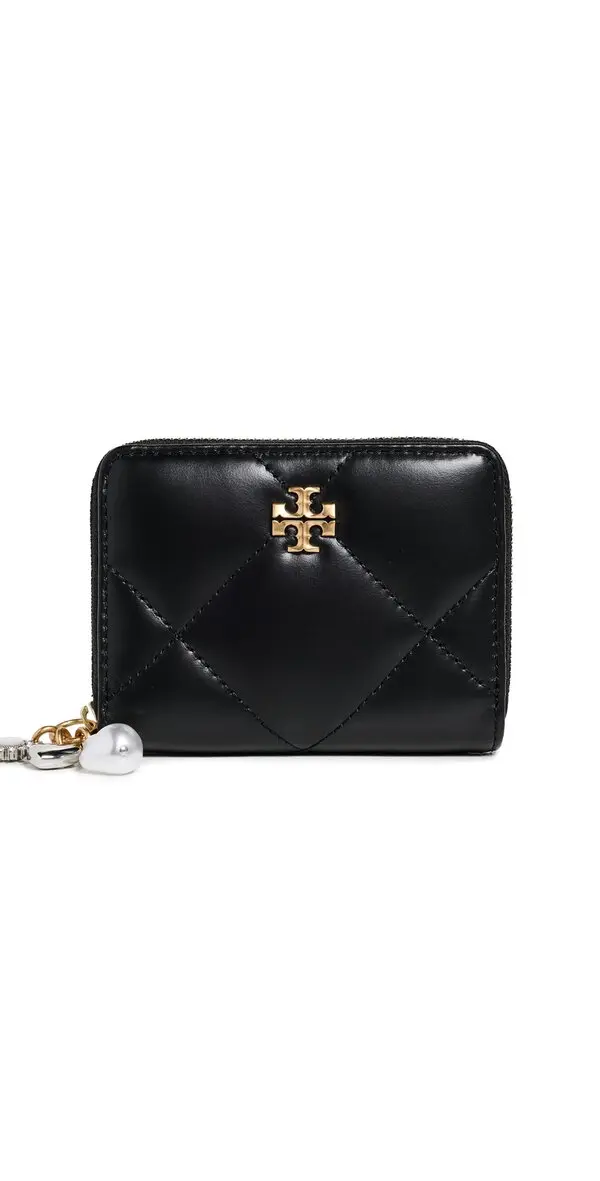 Tory Burch Kira Diamond Quilt Charm Wallet