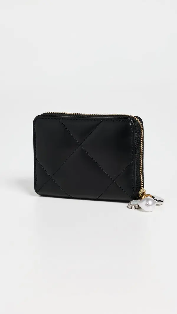 Tory Burch Kira Diamond Quilt Charm Wallet