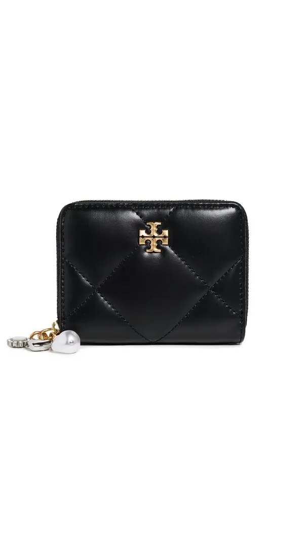Tory Burch Kira Diamond Quilt Charm Wallet