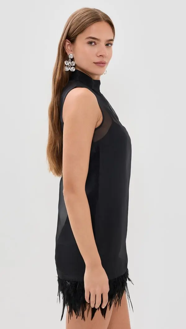Staud Albee Silk Mini Dress