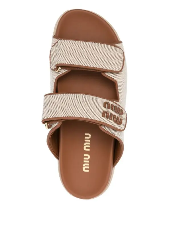 Miu Miu Canvas Sandals